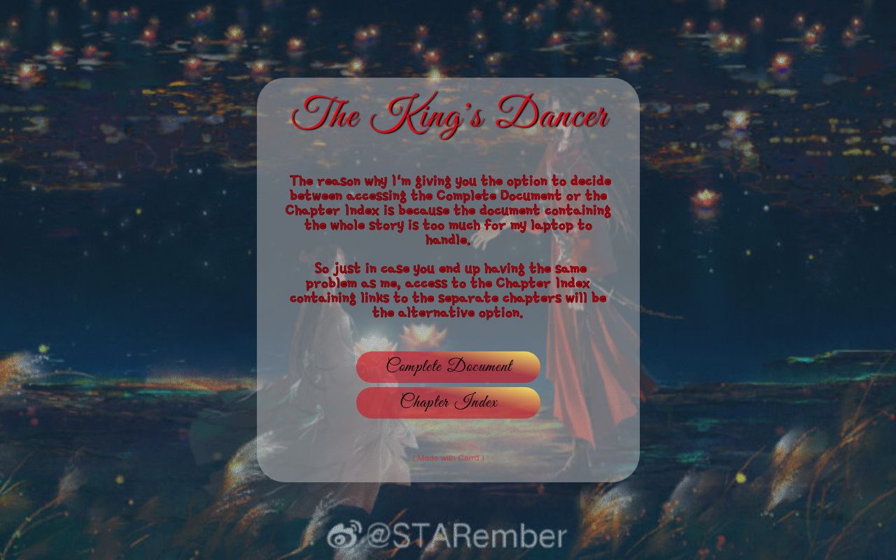 The King's Dancer